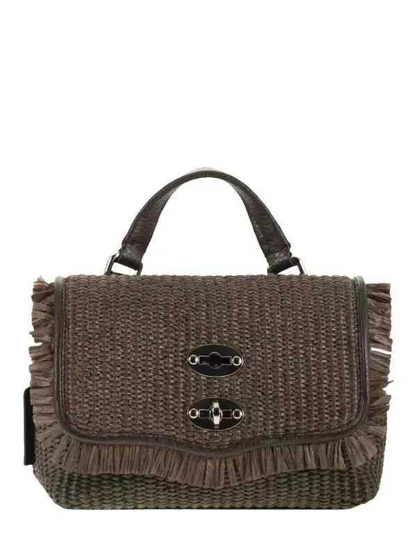 ZANELLATO Baby Postina Raffia Tote Bag - Brown