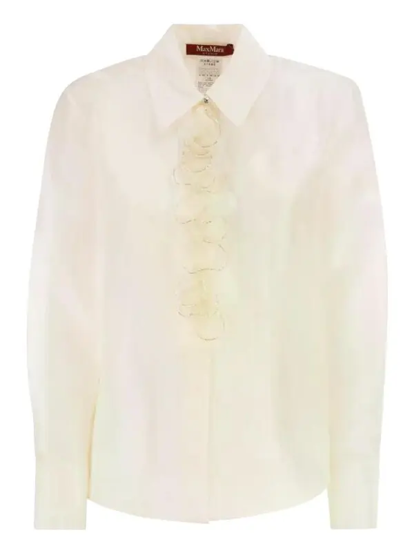 Max Mara Embroidered Shirt - Neutrals