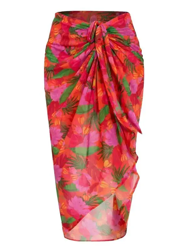 BANANA MOON Lenai Alameatul Floral Skirt - Orange