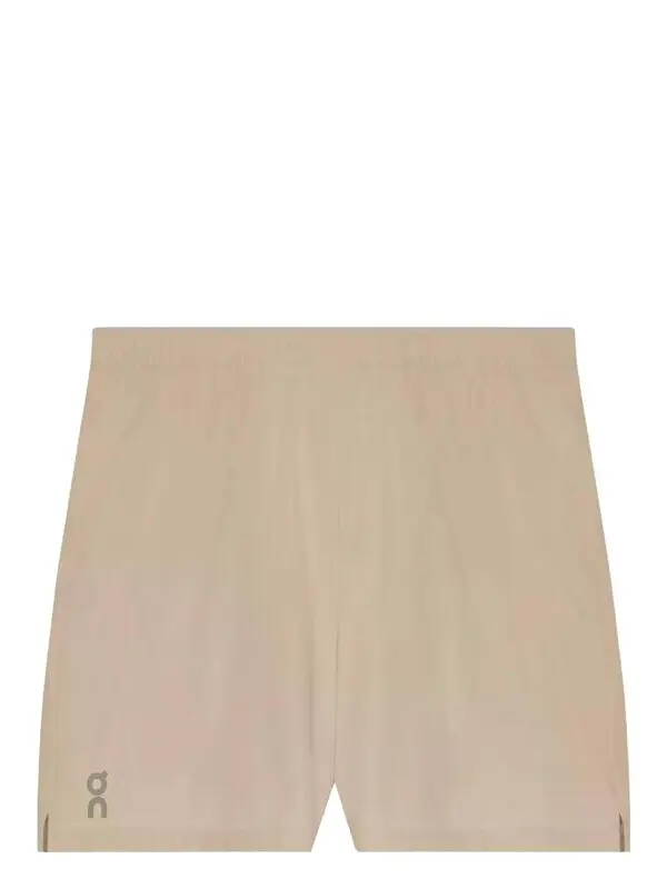 On 7 Core Logo Shorts - Neutrals