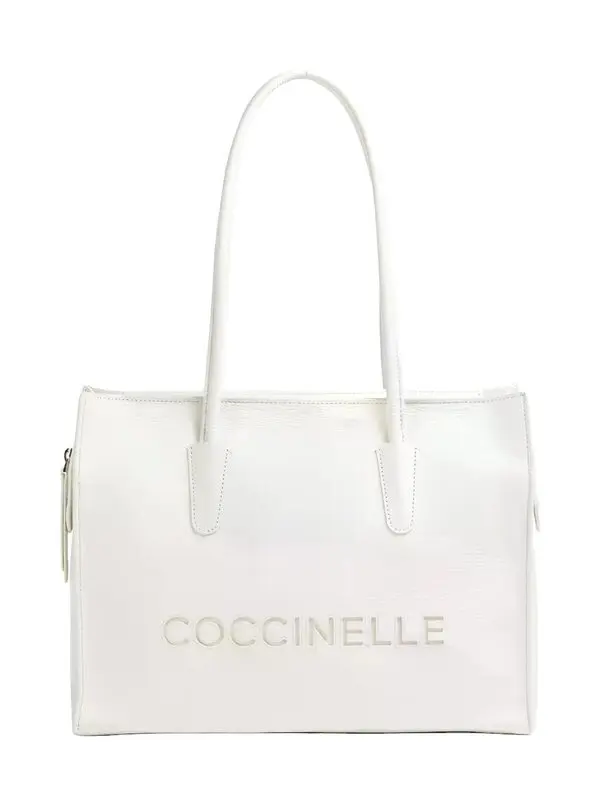 COCCINELLE Rectangular Shape Shoulder Bag - White