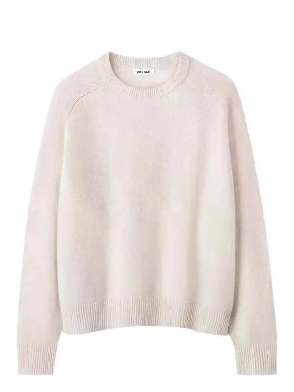Soft Goat Boyfriend Sweater - Pink