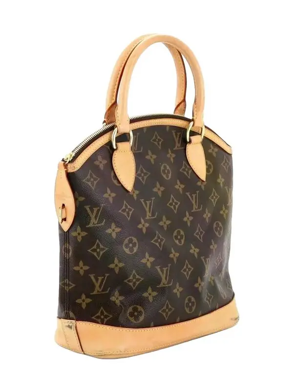 LOUIS VUITTON Lockit Handbag Monogram Canvas Pm - Brown
