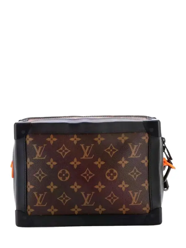 LOUIS VUITTON Soft Trunk Bag Monogram Canvas Crossbody - Black