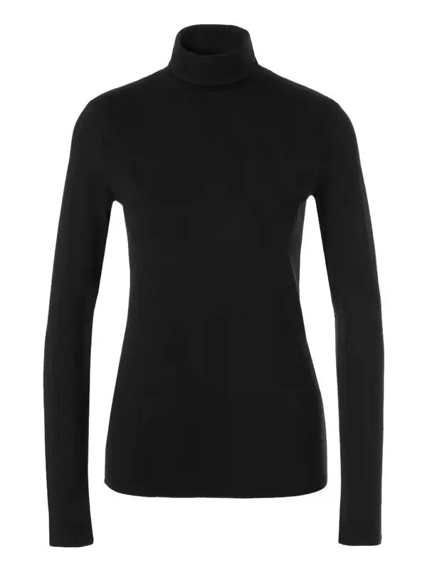 MARCCAIN Long-sleeve Roll-neck T-shirt - Black