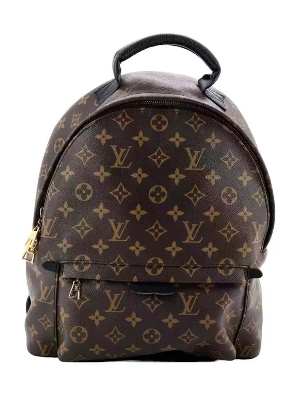 LOUIS VUITTON Palm Springs Monogram Canvas Pm Backpack - Brown