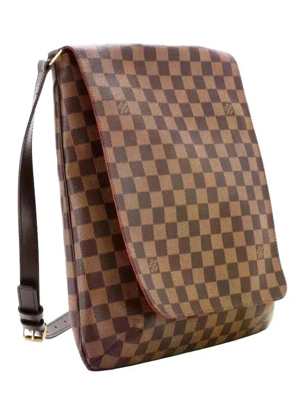 LOUIS VUITTON Musette Damier Gm Crossbody Bag - Brown