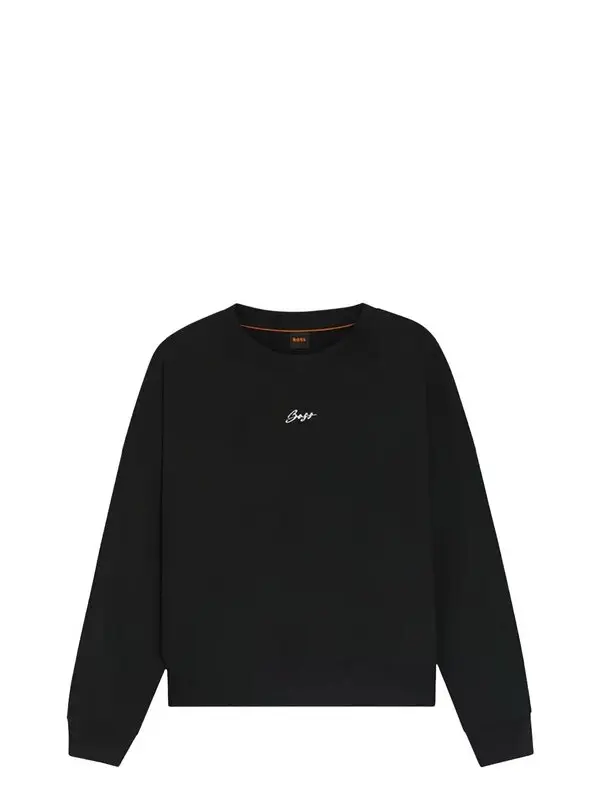 BOSS Logo-detail Sweatshirt - Black