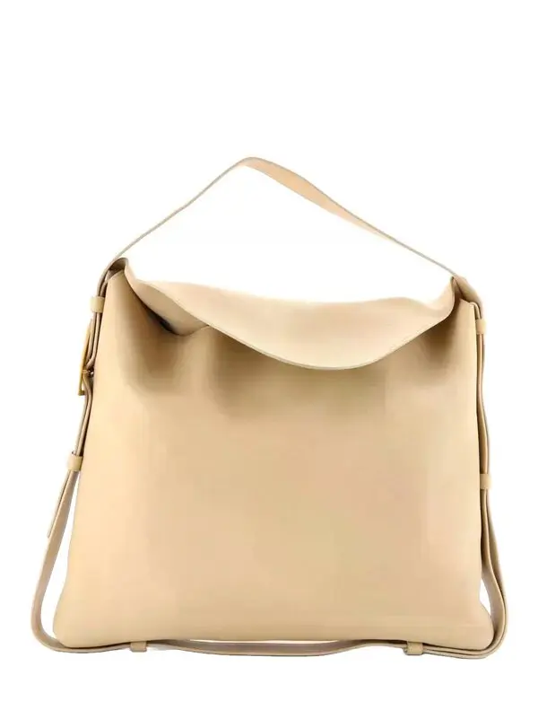 Bottega Veneta Cradle Shoulder Bag Leather Medium Hobo Bag - Neutrals