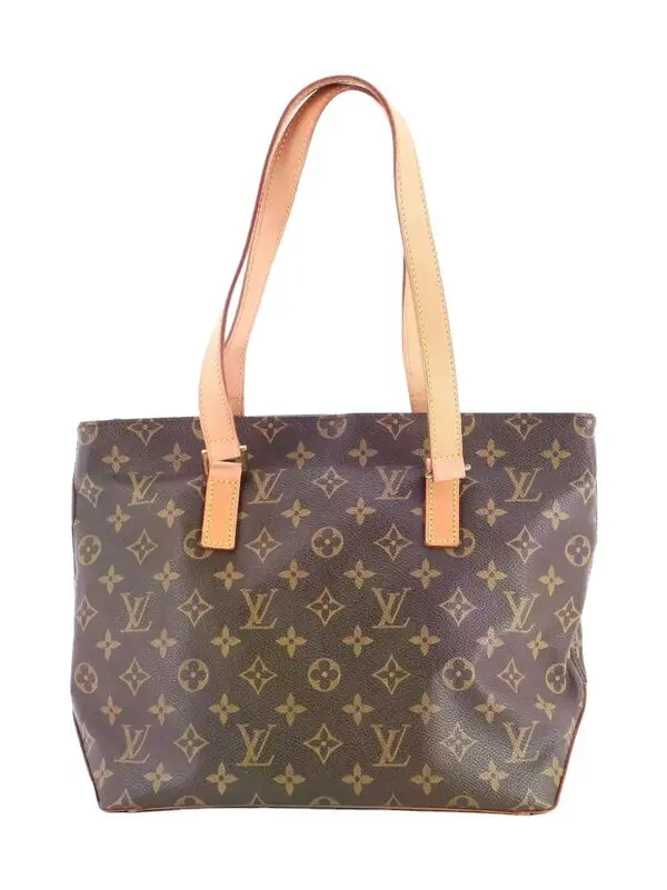 LOUIS VUITTON Cabas Piano Monogram Canvas Tote Bag - Brown