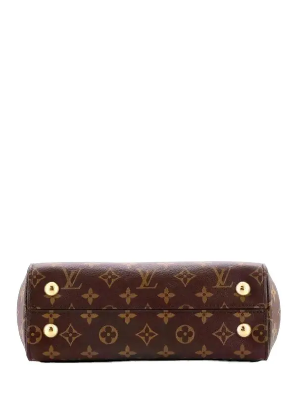 LOUIS VUITTON Cluny Top Handle Bag Monogram Canvas Bb Satchel - Brown