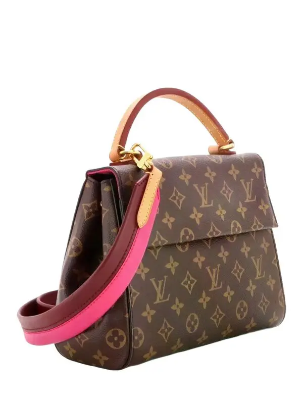 LOUIS VUITTON Cluny Top Handle Bb Satchel Monogram - Brown