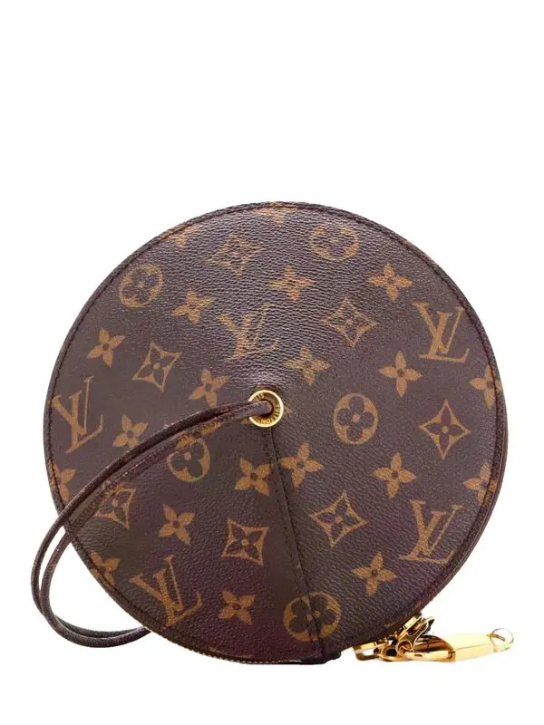 LOUIS VUITTON Toupie Handbag Monogram Canvas - Brown