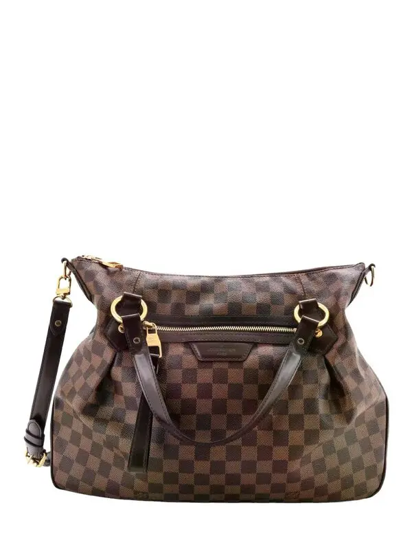 LOUIS VUITTON Evora Handbag Damier Mm Satchel - Brown