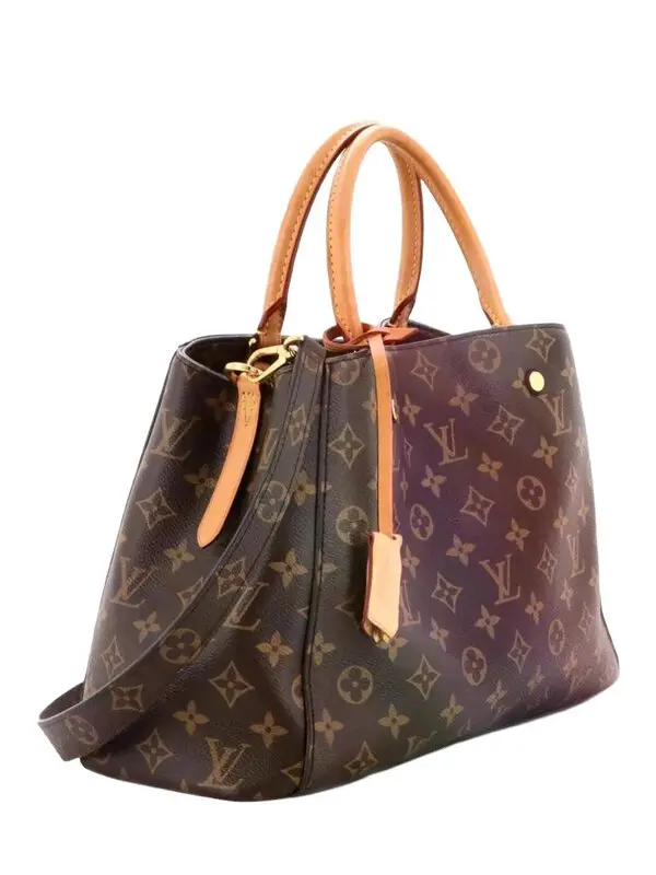 LOUIS VUITTON Montaigne Handbag Monogram Canvas Mm - Brown