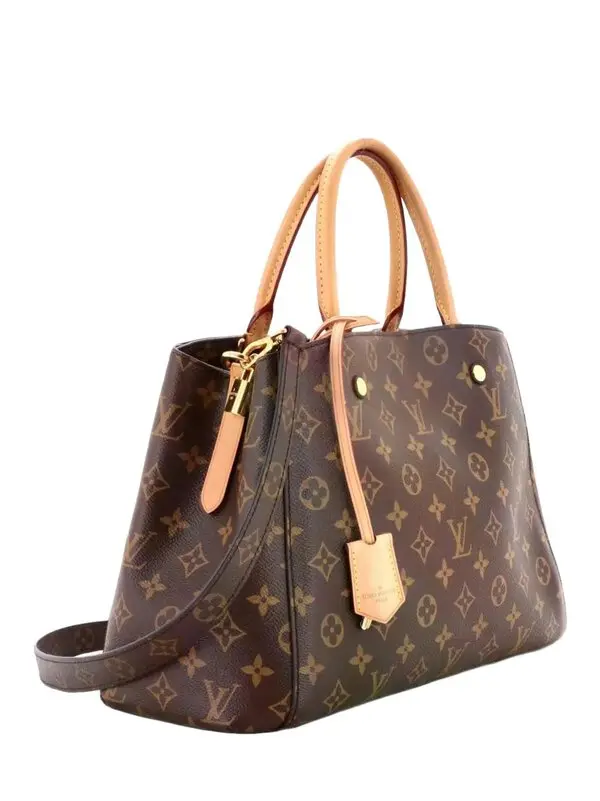 LOUIS VUITTON Montaigne Monogram Canvas Mm Tote Bag - Brown