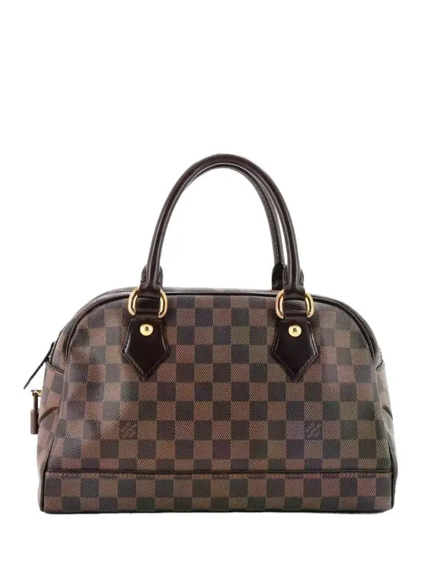 LOUIS VUITTON Duomo Boston Bag Damier Handbag - Brown