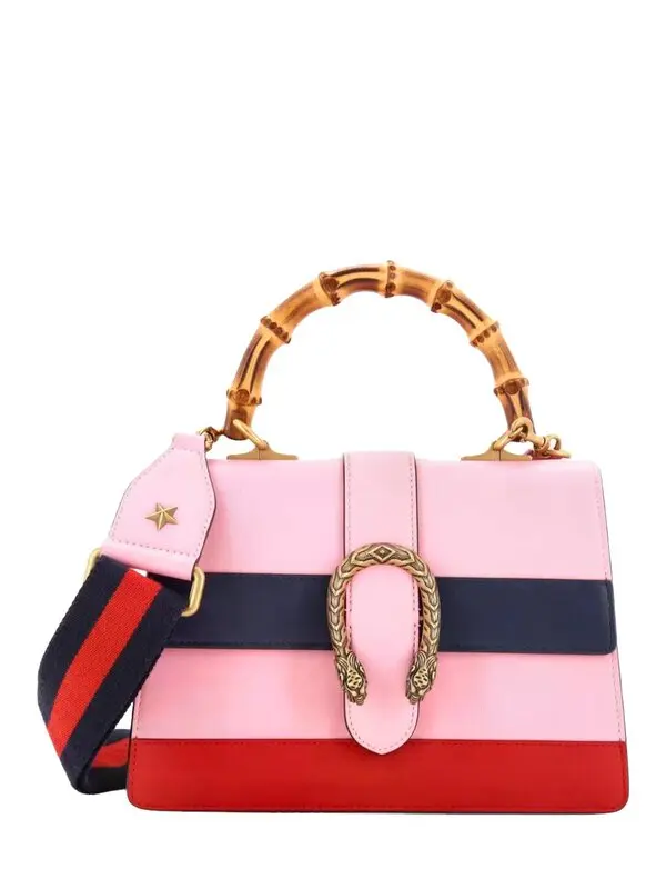 Gucci Dionysus Bamboo Top Handle Medium Satchel - Multicolour