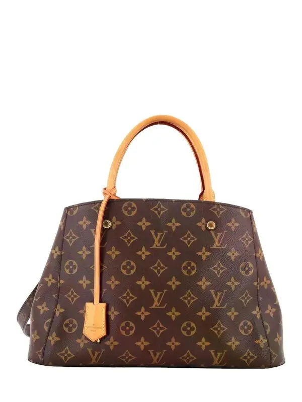 LOUIS VUITTON Montaigne Handbag Monogram Canvas Mm - Brown