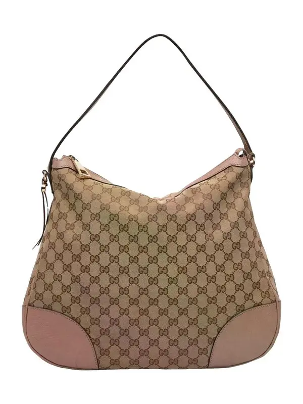 Gucci Gg Canvas Bree Shoulder Bag - Brown