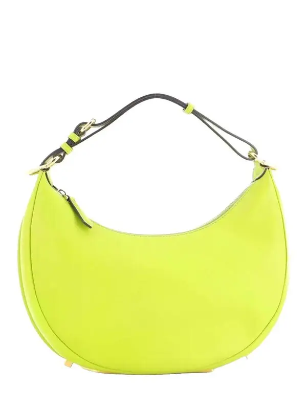 Fendi Graphy Bag Leather Small Hobo Bag - Green