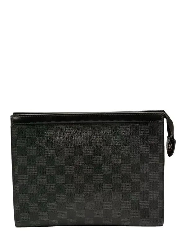 LOUIS VUITTON 2018 Damier Graphite Pochette Voyage Mm - Black