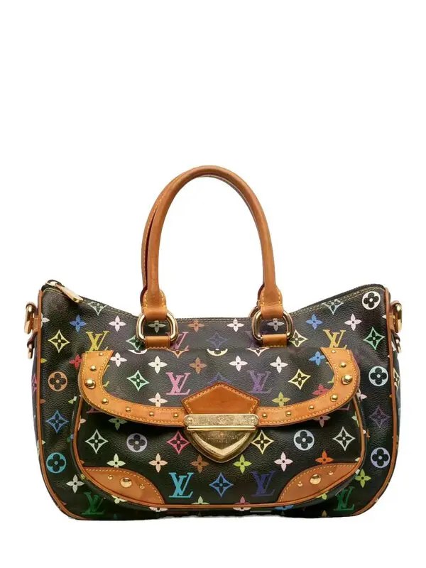 LOUIS VUITTON 2008 Monogram Multicolore Rita Satchel - Black
