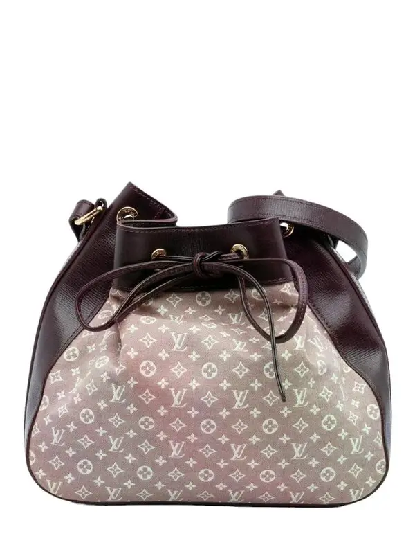 LOUIS VUITTON 2012 Monogram Mini Lin Idylle Noe Pm Bucket Bag - Red