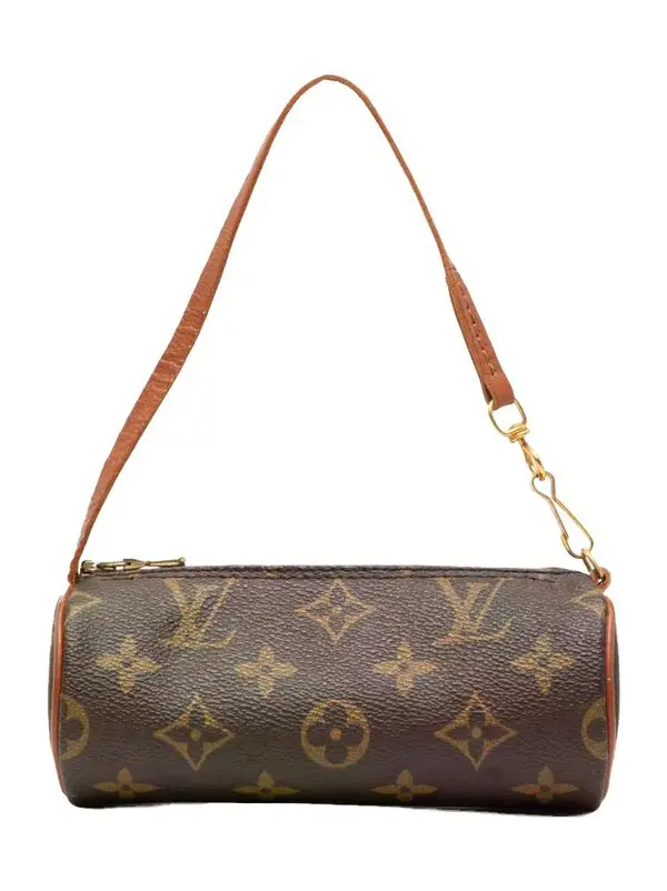 LOUIS VUITTON 1990-2010 Monogram Papillon Pochette - Brown