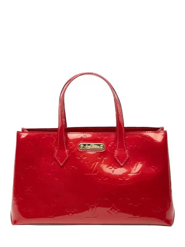 LOUIS VUITTON 2009 Monogram Vernis Wilshire Pm Handbag - Red