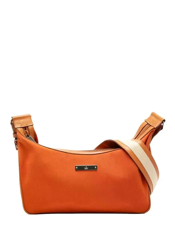Gucci Canvas Crossbody Bag - Orange