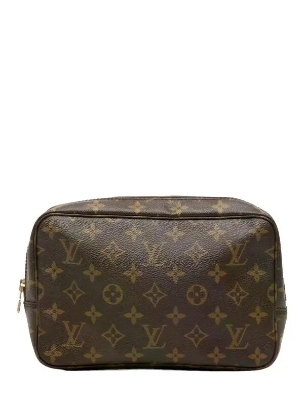 LOUIS VUITTON 1986 Monogram Trousse Toilette 23 - Brown