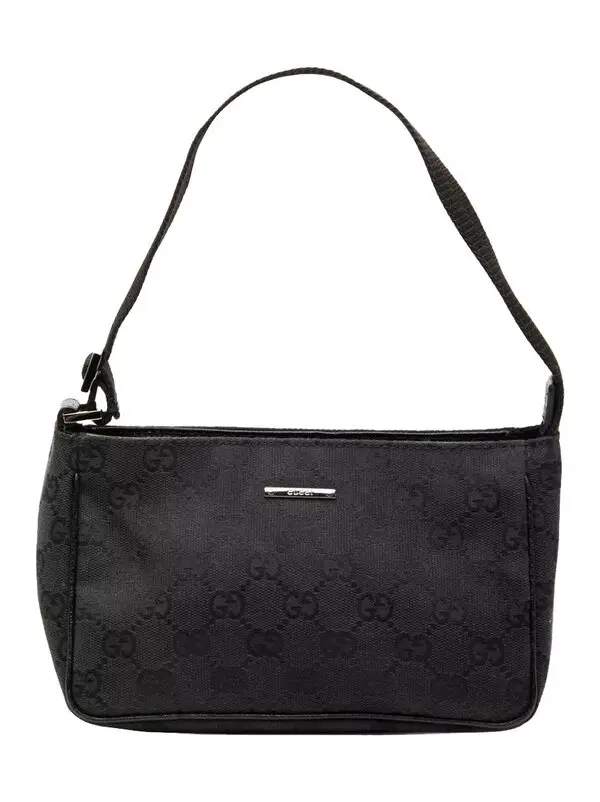 Gucci Gg Canvas Handbag - Black
