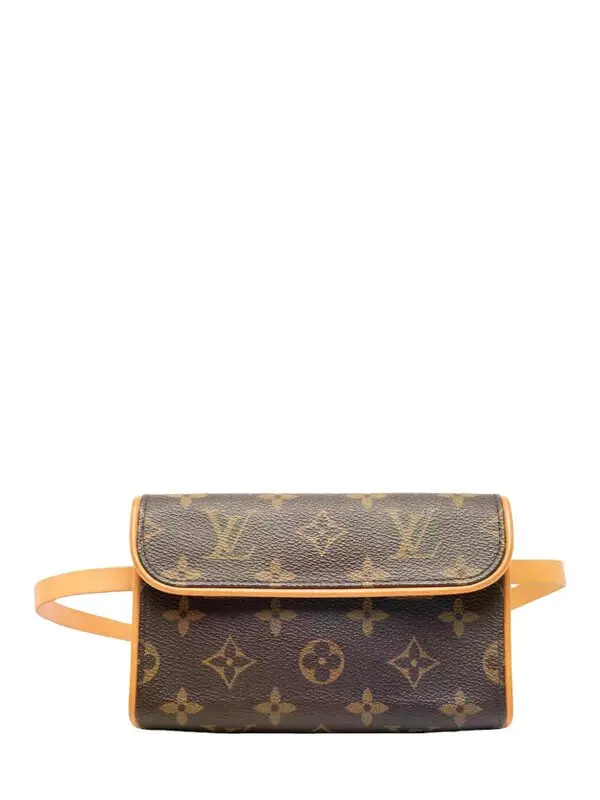 LOUIS VUITTON 2003 Monogram Pochette Florentine Belt Bag - Brown