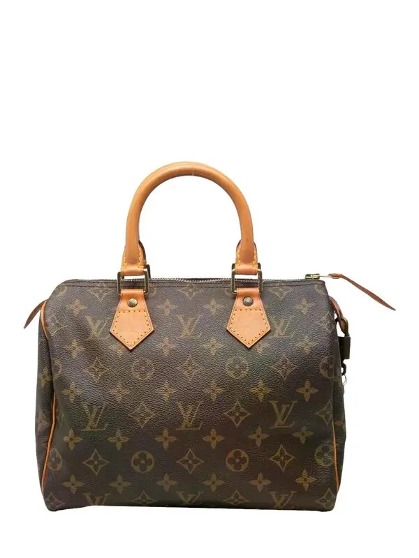 LOUIS VUITTON 1997 Monogram Speedy 25 Boston Bag - Brown
