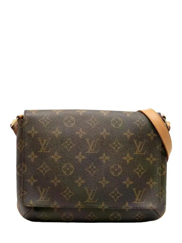 LOUIS VUITTON 2001 Monogram Musette Tango - Brown