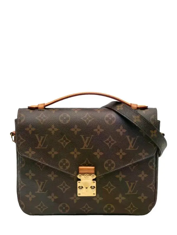 LOUIS VUITTON 2016 Monogram Pochette Metis - Brown
