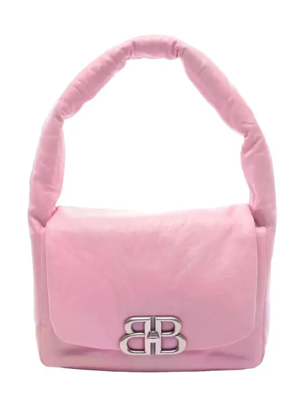 Balenciaga 2010-2026 Small Calfskin Monaco Sling - Pink