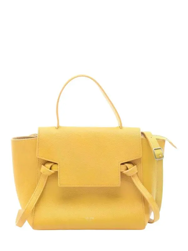 Celine 2010-2026 Nano Grained Calfskin Belt Bag Satchel - Yellow