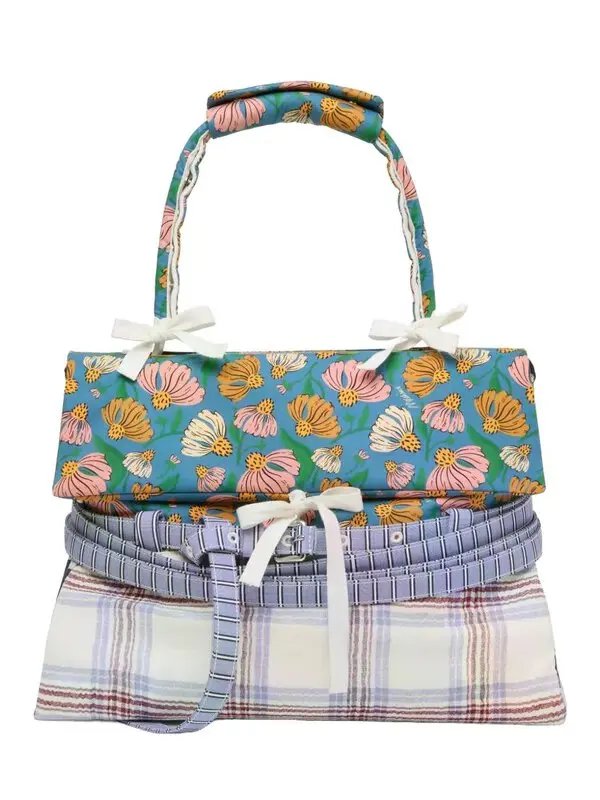 Moschino Floral-print Tote Bag - Blue