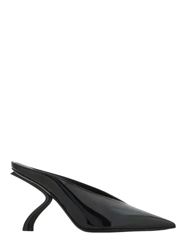 FERRAGAMO Sculptural-heel Mules - Black