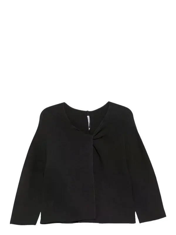 Liviana Conti Twist Sweater - Black