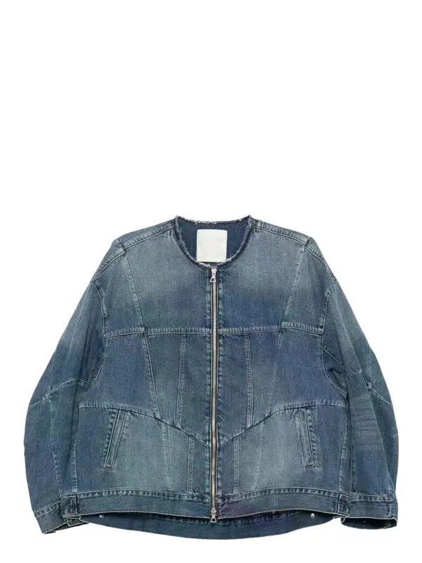 JNBY Oversize Panelled Denim Jacket - Blue