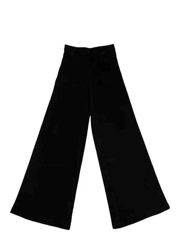 Free People Kellee High-rise Wide Leg Jeans - Black