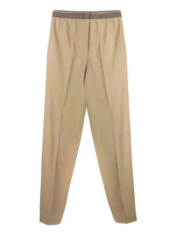 SEMICOUTURE Elasticated-waistband Trousers - Neutrals