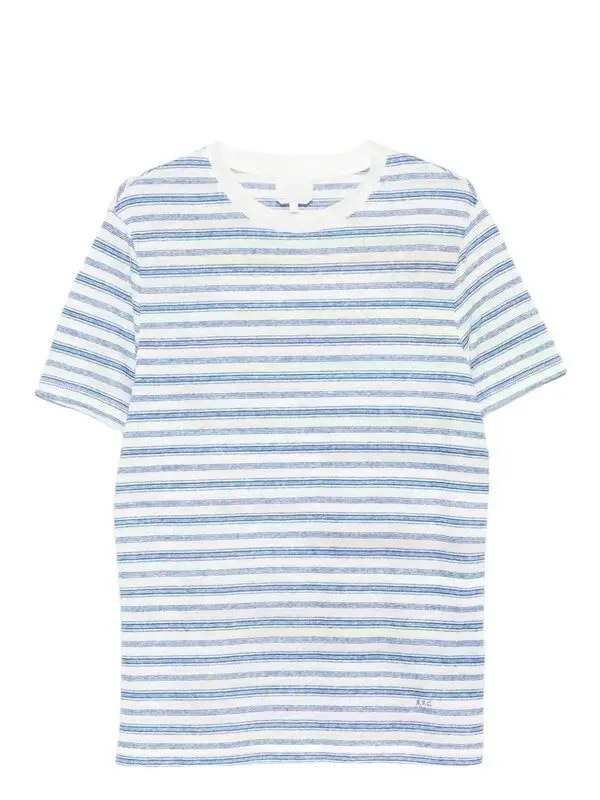 A.p.c. Ray Striped T-shirt - White