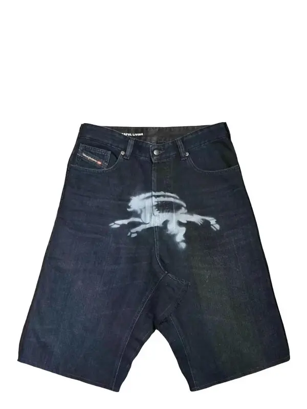 PROTOTYPES Five-pocket Denim Shorts - Blue