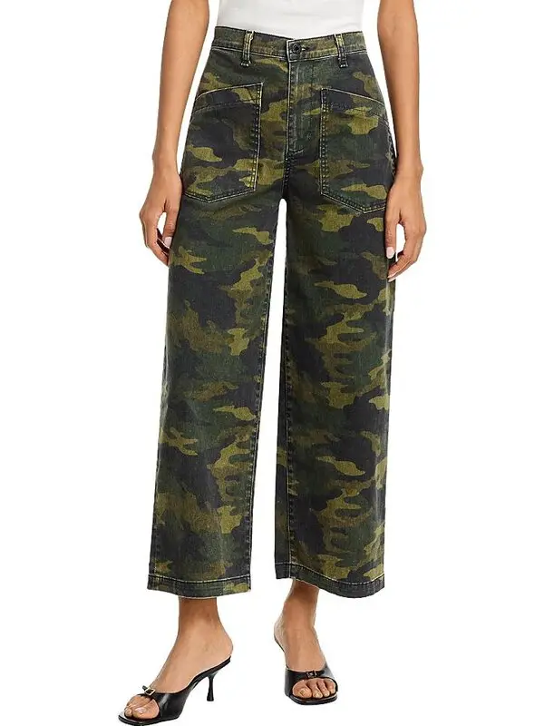 ASKK NY Virginia High-rise Ankle Jeans - Camo