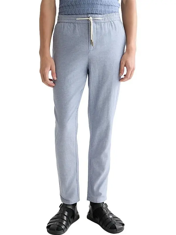 Scotch & Soda Warren Cotton Linen Jogger Pants - Infinity