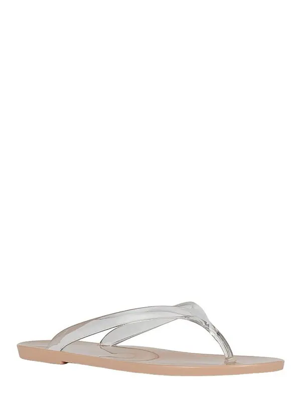 Jeffrey Campbell Jelly Thong Sandals - Clear Nude